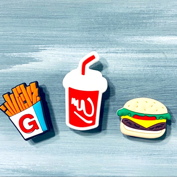 CROCS | Accessories | Jibbitz Soda French Fries Burger | Poshmark